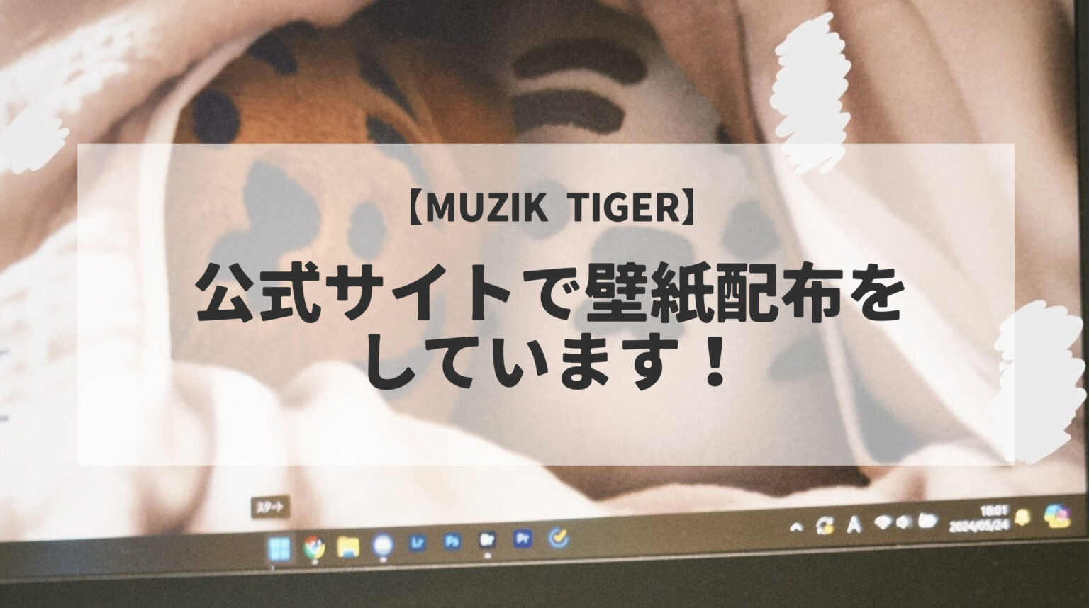 【韓国】MUZIK TIGER/ムジークタイガーは公式で壁紙を配布中！ | posiroom blog